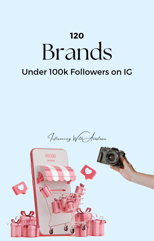 120 Random Brands Email List (Under 100k followers on IG) – Nastia UGC